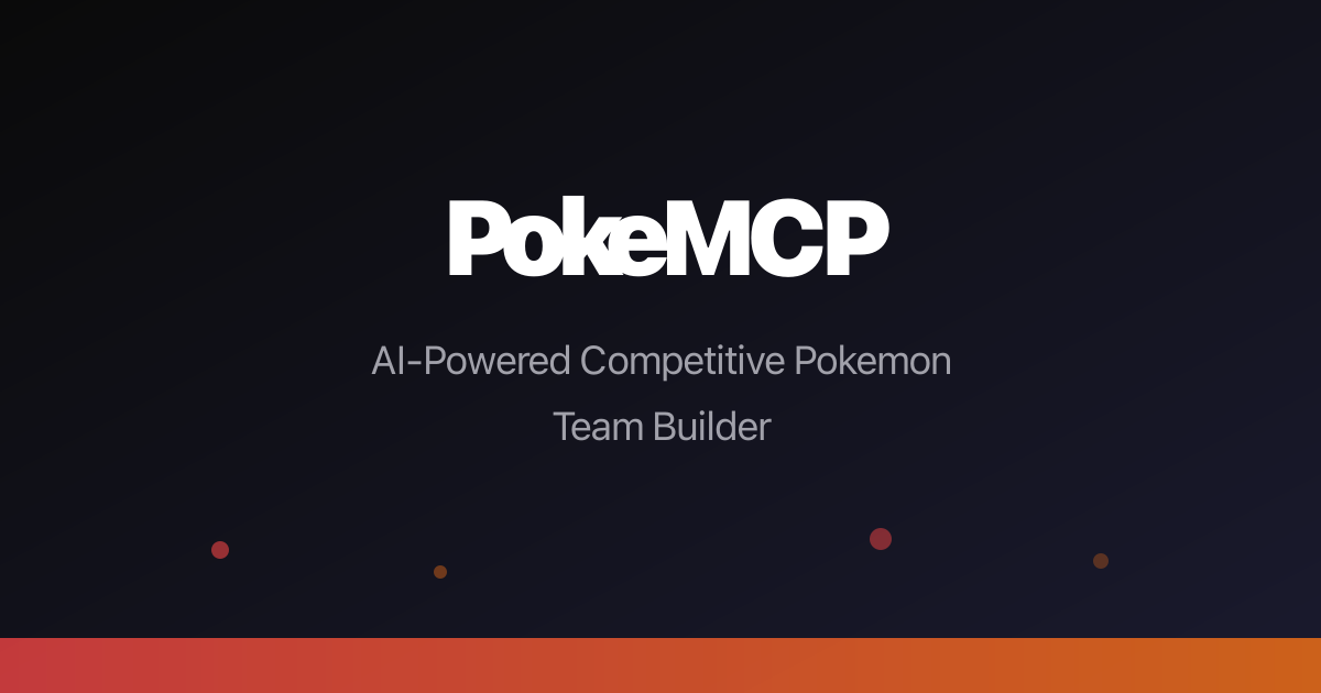PokeMCP Team Builder - AI Pokemon Team Building